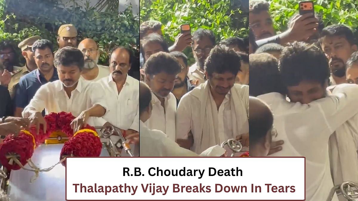 RB Choudary Death: TVK Chief & Actor Thalapathy Vijay Breaks Down In ...