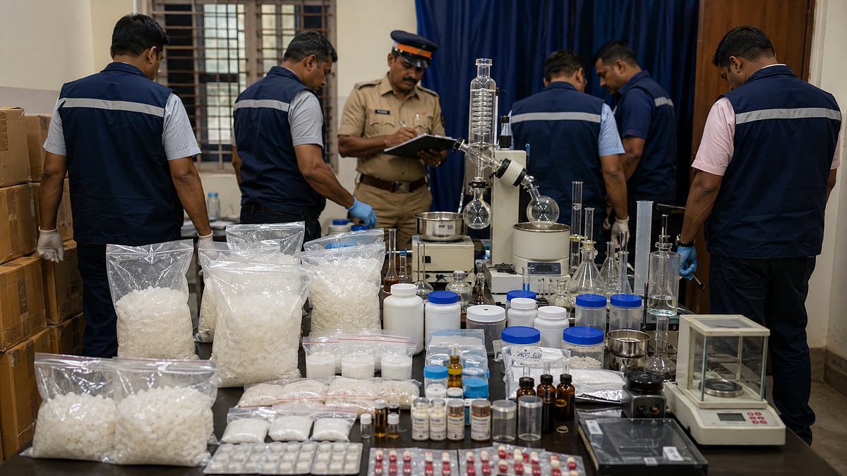 MBVV Police Seize MD Drugs Worth Over ₹13.65 Crore & Laboratory ...