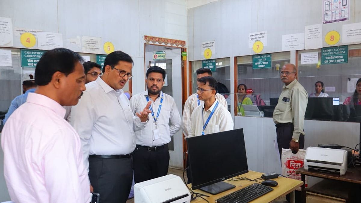 Panvel Municipal Corporation Chief Mangesh Chitale Conducts Surprise ...