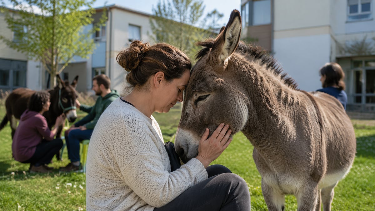 Patients Find Support Through Therapy Donkeys At Psychiatric Hospital ...
