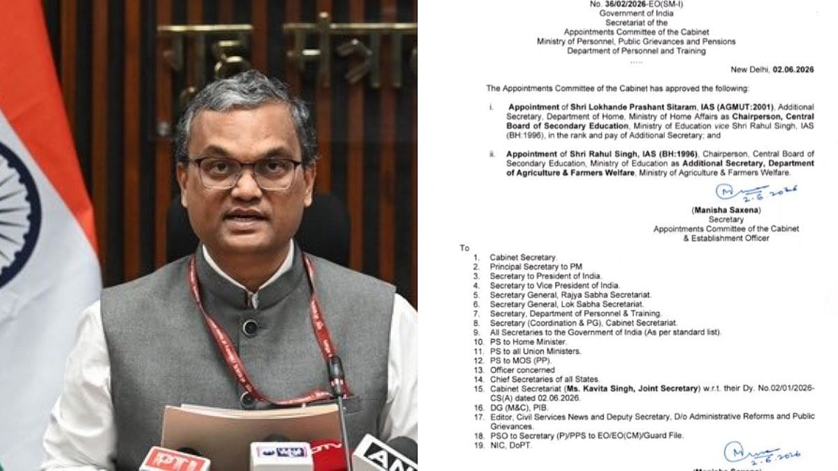 Lokhande Prashant Sitaram Appointed New CBSE Chairman After OSM Dispute ...