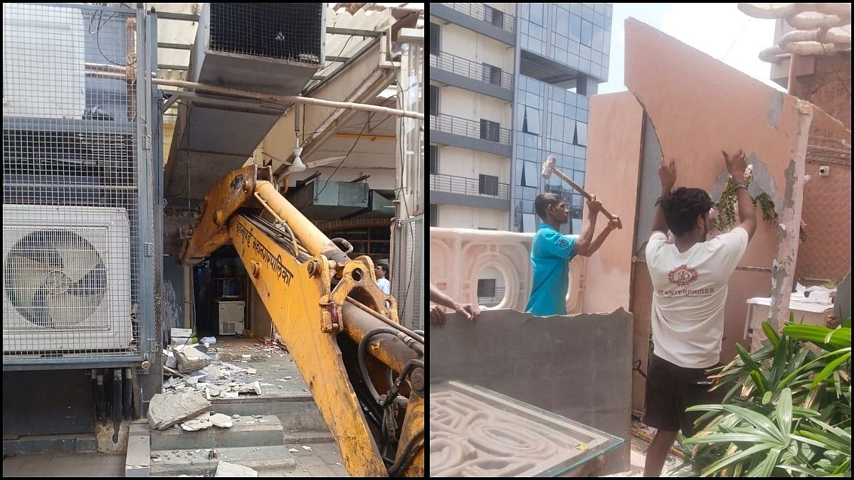 Mumbai: BMC Demolishes Illegal Restaurant Extensions In Andheri West ...