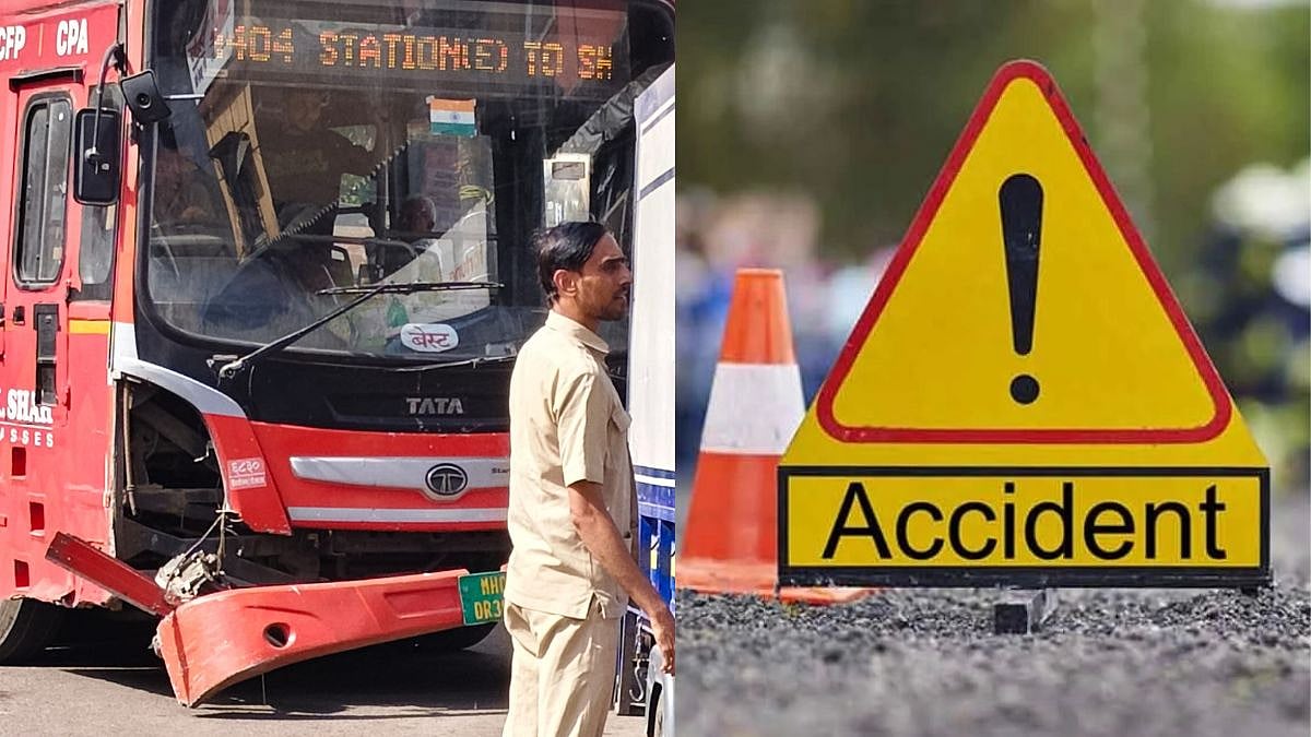 Mumbai: BEST Wet-Lease Electric Bus Damaged At Shivaji Nagar Junction ...