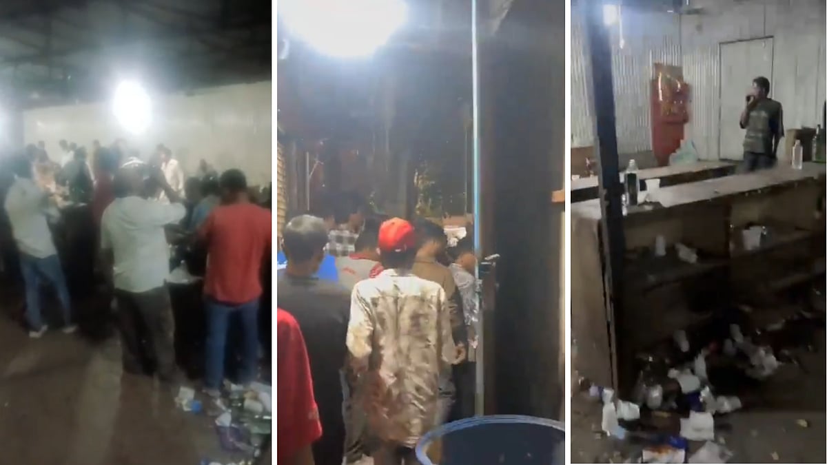 VIDEO Of Alleged Illegal Liquor Spot In Indore’s Bengali Square Goes ...