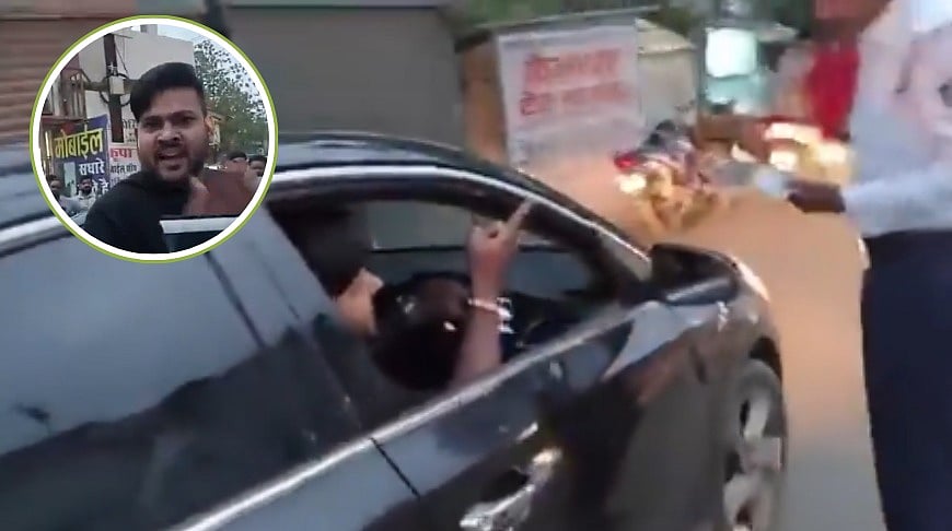 'Choro, Chamaron Jese...' Youth Argues With Female Traffic Cop Over ...