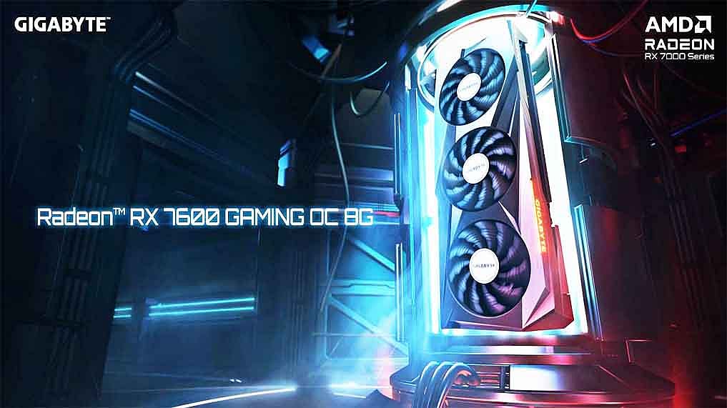 GIGABYTE Unveils New AMD Radeon RX 7600 Graphics Card