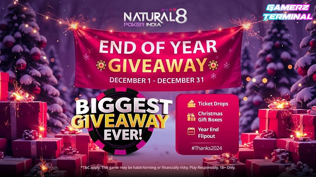 Indian Poker Players Can Win Big with Natural8 India’s December Bonuses and Gifts