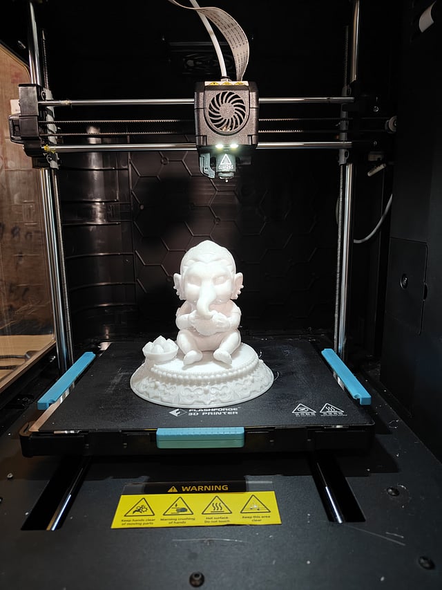Tech meets tradition: A 3D printed Ganesha idol in Goa | Gomantak Times