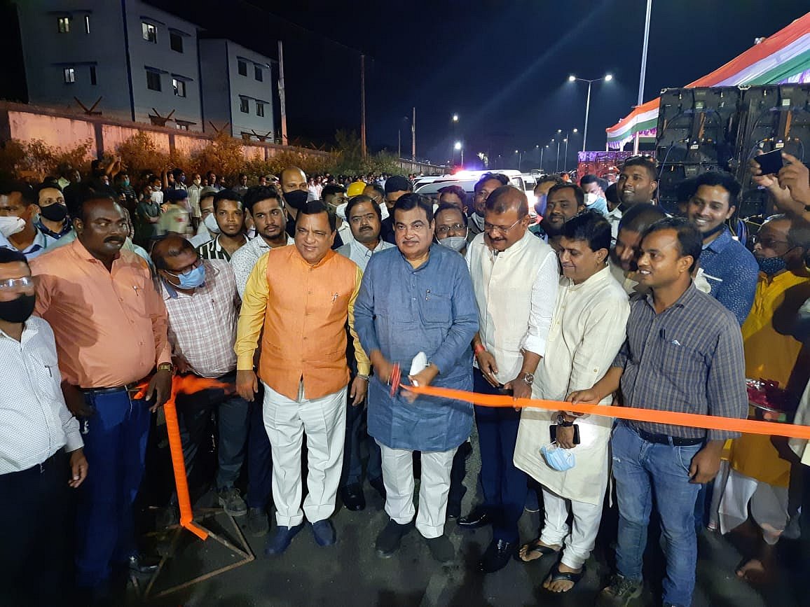 Union Minister Gadkari inaugurates new four-lane road project between ...