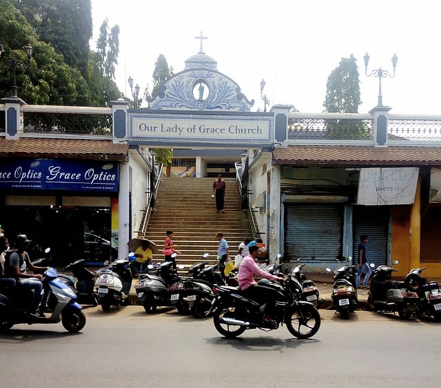 One of Goa's modern churches: Our Lady of Grace Church, Margao