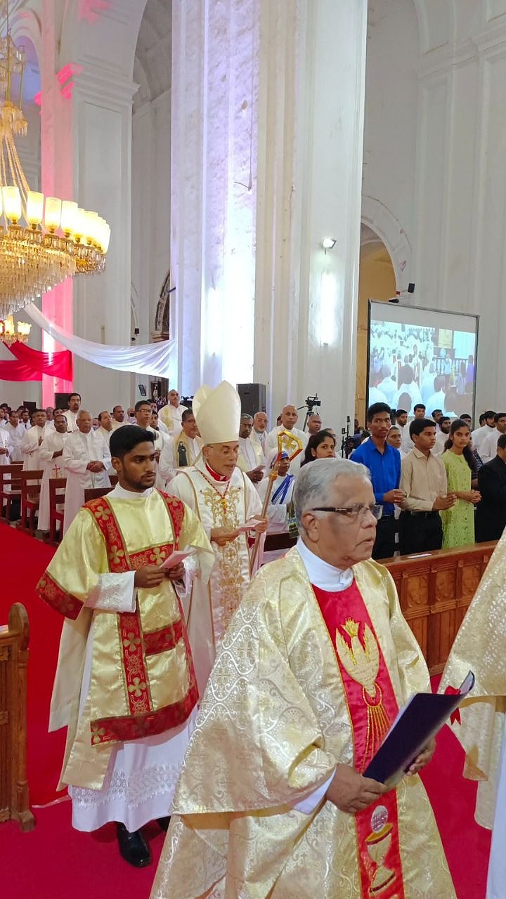 New cardinal Filipe Neri Ferrao celebrates thanksgiving Mass at Old Goa