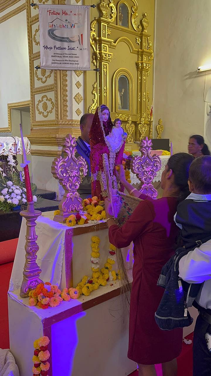 Brooms are the unique feature of this feast in South Goa!