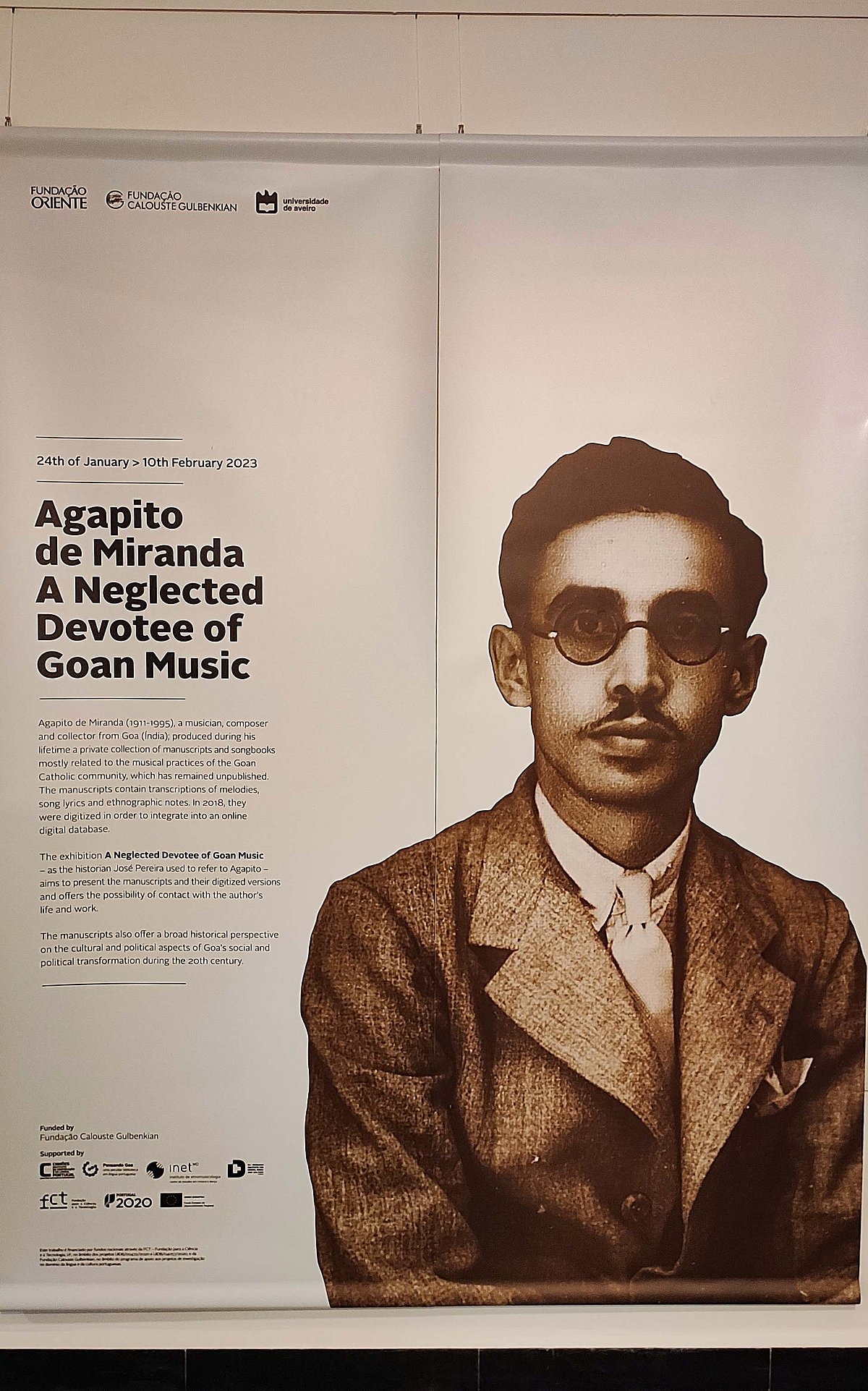 Exhibition on a ' neglected devotee of Goan music