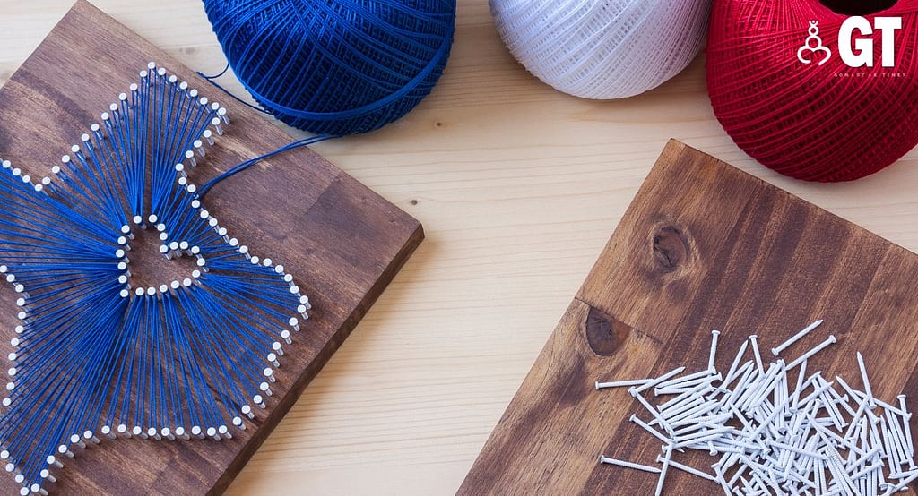 Join in for a String Art workshop this Sunday!