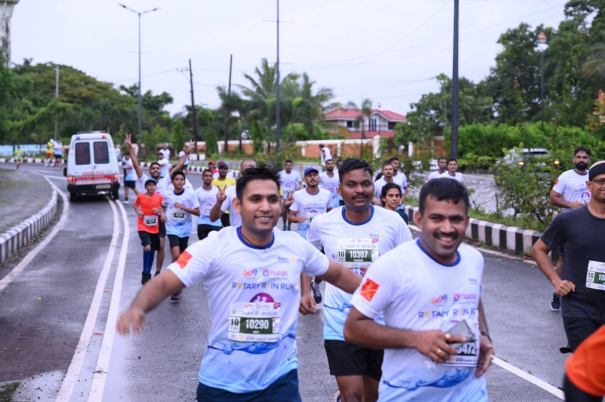 Goa Tourism Nuron Rotary Rain Run 2023: highlights and winners|Gomantak ...