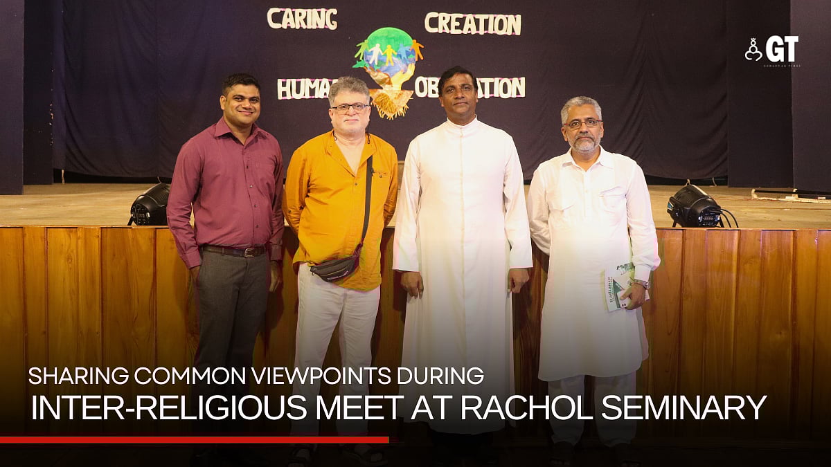 Sharing common viewpoints during inter-religious meet at Rachol ...
