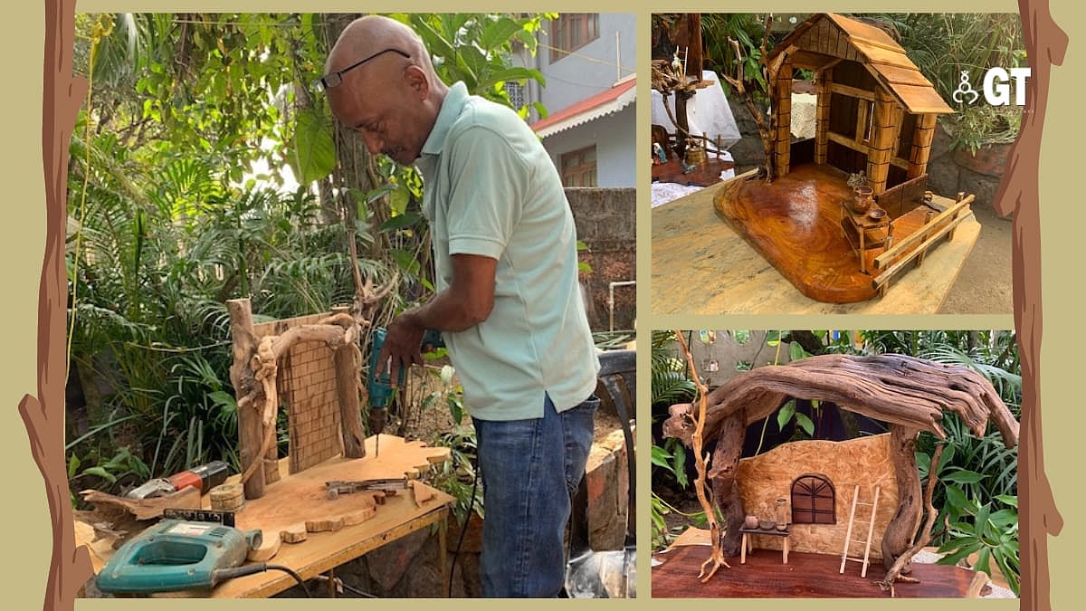 Meet the Goan who crafts Christmas mangers from driftwood | Gomantak Times