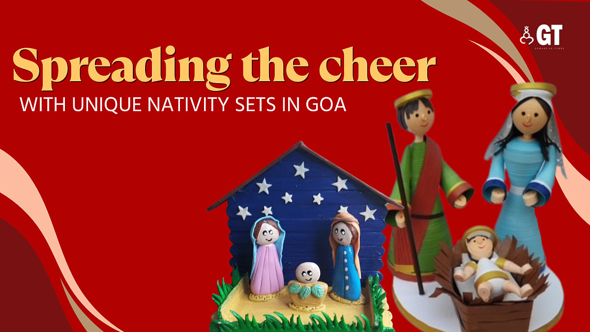Spreading the cheer with unique nativity sets in Goa | Gomantak Times