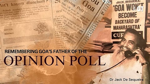 A grandson remembers Goa’s father of the Opinion Poll| Gomantak Times