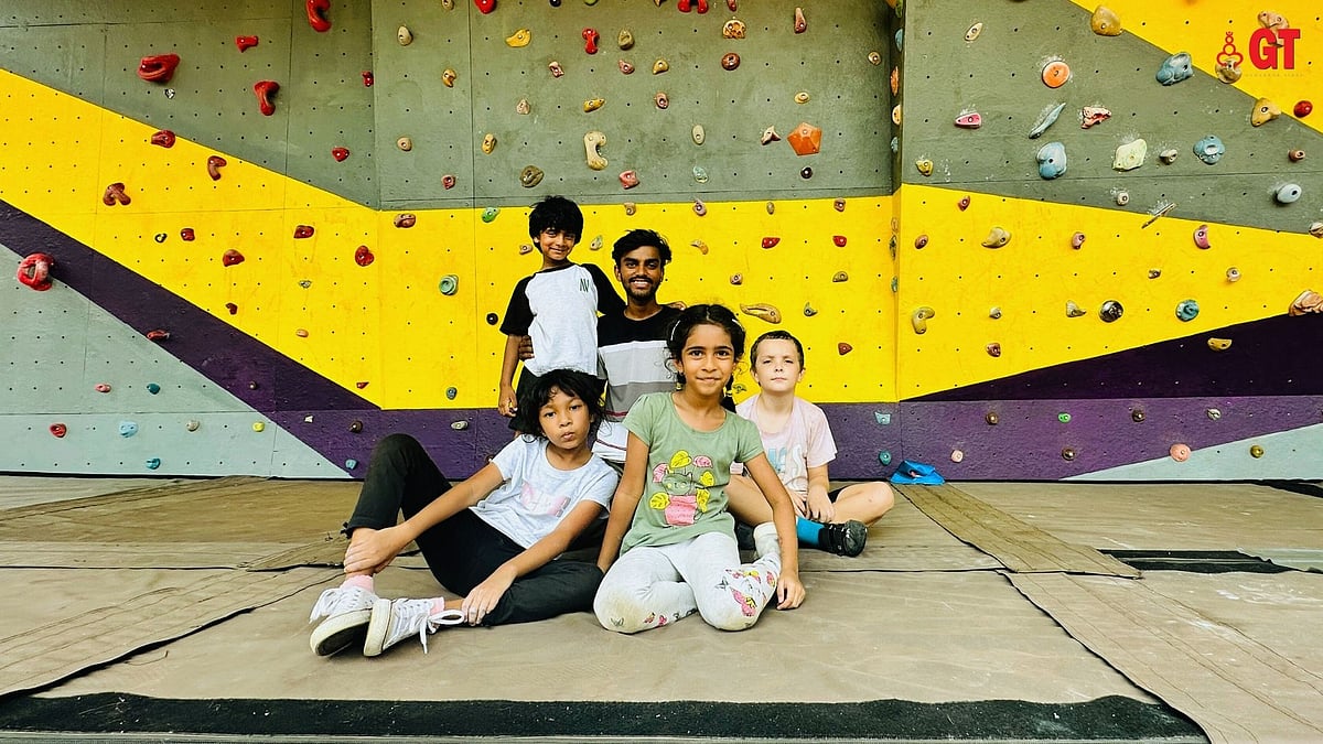 Get a foothold one step at a time at this climbing gym in Goa - Goa ...