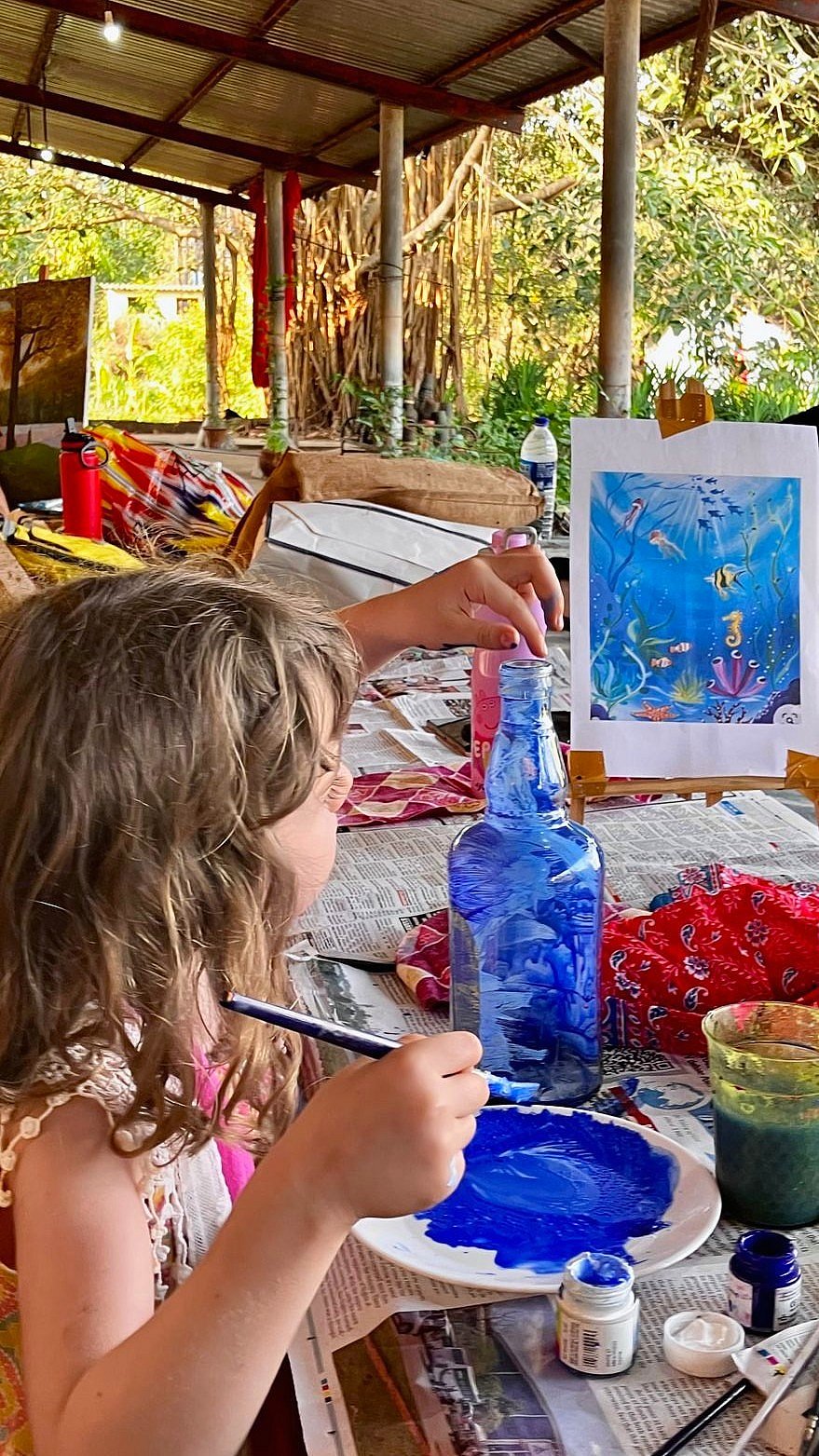 Immerse yourself in the wonderful world of art at Edricia Farm, Siolim ...