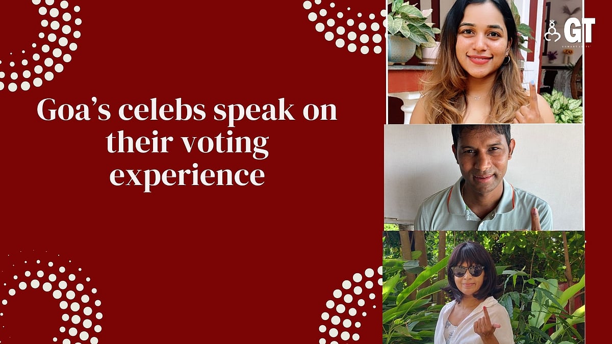 Goan celebs vote for peace and progress | Gomantak Times