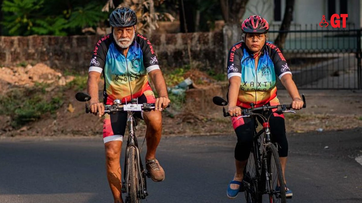 Meet this Goan couple whose love language is exploring on a cycle ...