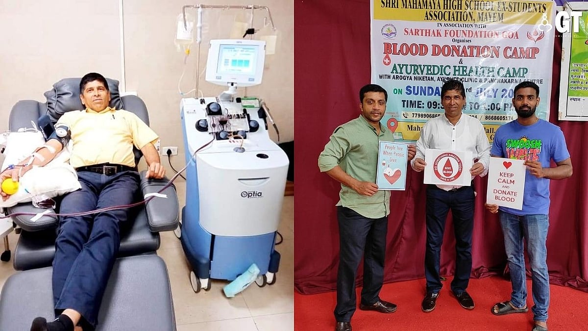 Goa’s Blood Man creates a century of donations