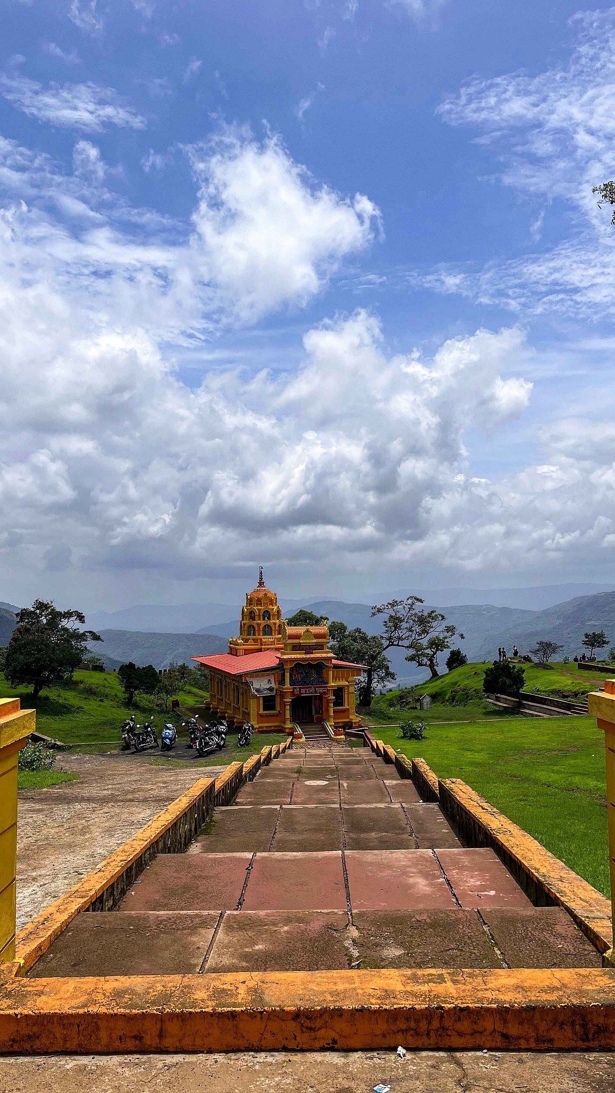 Ever seen this temple with a view on the Goa-Karnataka border ...