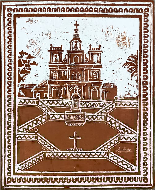 Goa’s traditional Kaavi Art gets international recognition | Gomantak Times