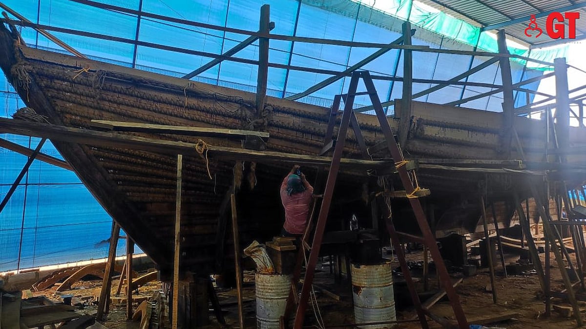 Know about this stitched ship project taking shape in Goa | Gomantak Times