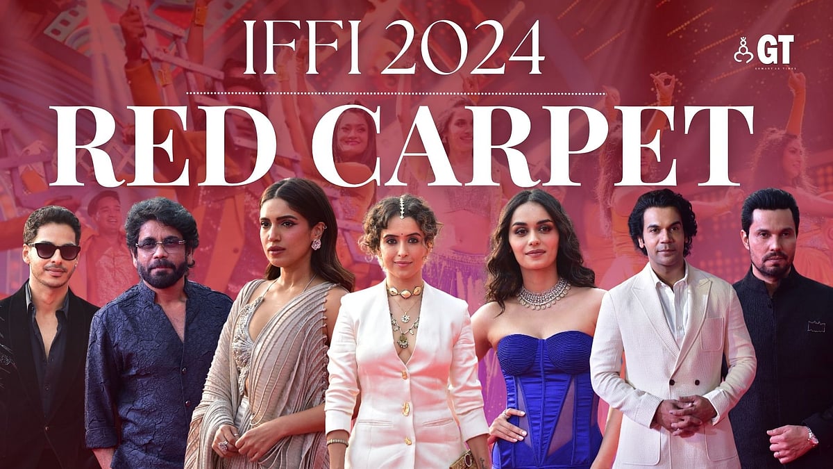 Who walked the red-carpet at IFFI 2024 in Goa? | Gomantak Times