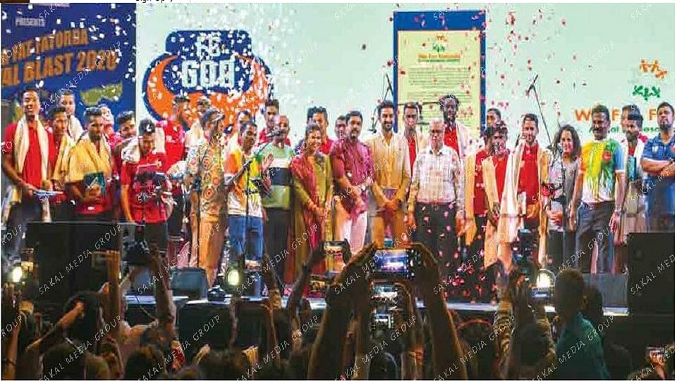 FC Goa team felicitated