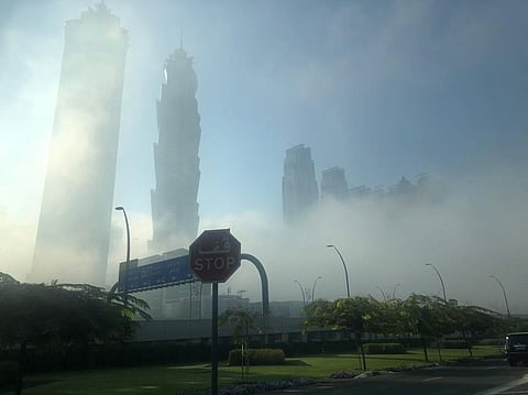 UAE weather: Red and yellow fog alert issued over Dubai and Abu Dhabi