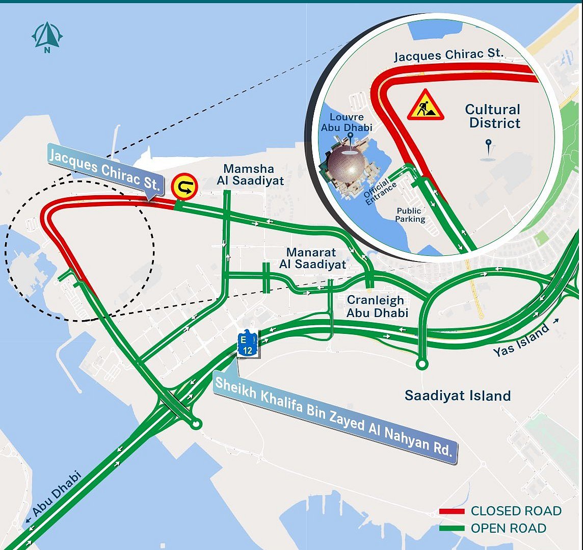 UAE traffic alert: Abu Dhabi announces road closures, traffic diversions