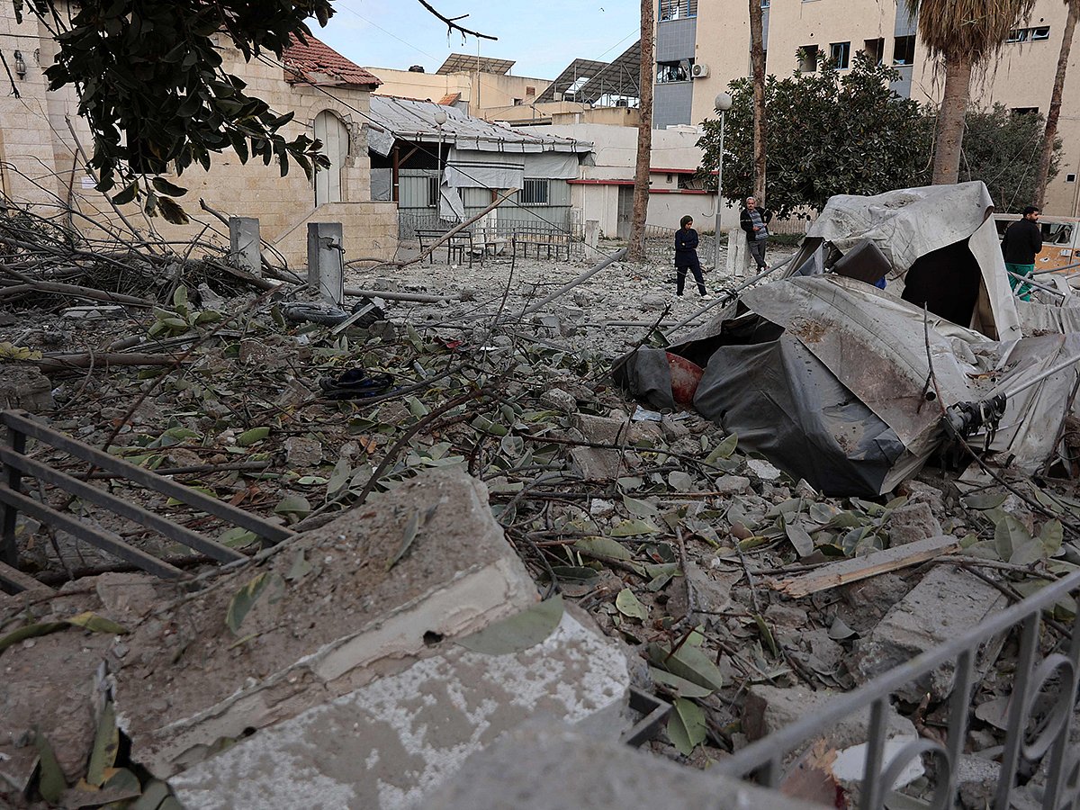 Gaza hospital damaged in Israeli strike: Civil defence