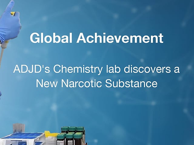 Breakthrough: Abu Dhabi Judicial Department discover new synthetic ...