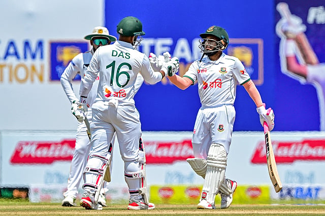 Mushfiqur Rahim and Litton Das put Bangladesh in command as rain halts play