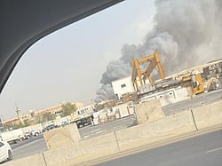 UAE: Major fire in Sharjah Industrial Area swiftly contained, no ...