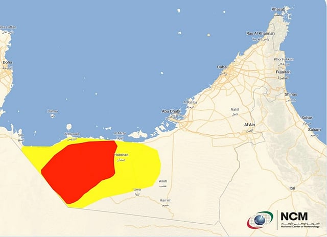 UAE issues red and yellow alerts for thick fog; Abu Dhabi Police warn ...