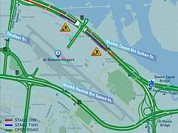 Traffic advisory: Partial road closures announced in Abu Dhabi