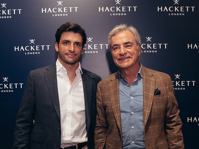Apparel Group x Hackett London welcomes Carlos Sainz, father and son ...