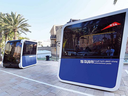 World's first autonomous pods in Dubai!