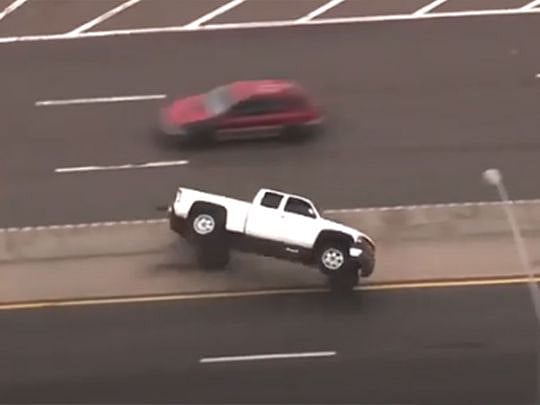 Watch! Police PIT move almost ends in disaster…