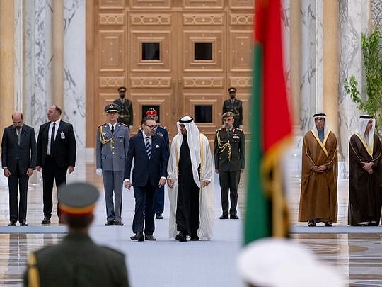 UAE President welcomes King of Morocco at official reception ceremony ...