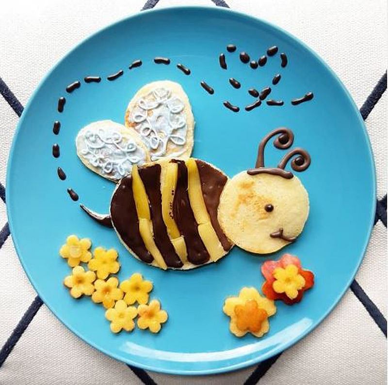 Animal Pancake Art Dad Makes Colorful Animal Pancakes For His Kid