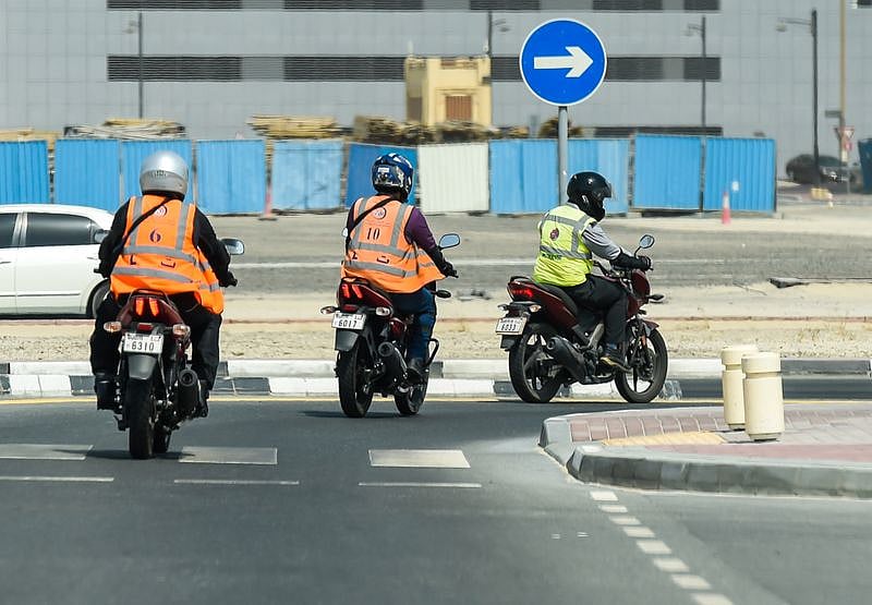 Ajman Police Enforce Motorcycle Safety Rules: Penalties for Non-Compliance