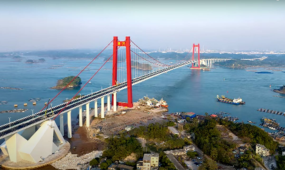 China: Longest cross-sea bridge in Guangxi opens to traffic