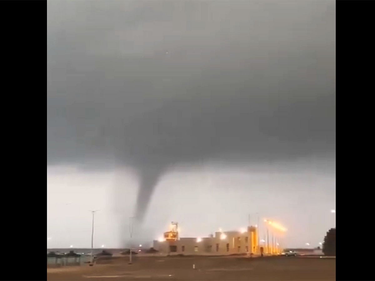 Watch video: Powerful tornado hits Rabigh in Saudi Arabia, safety ...
