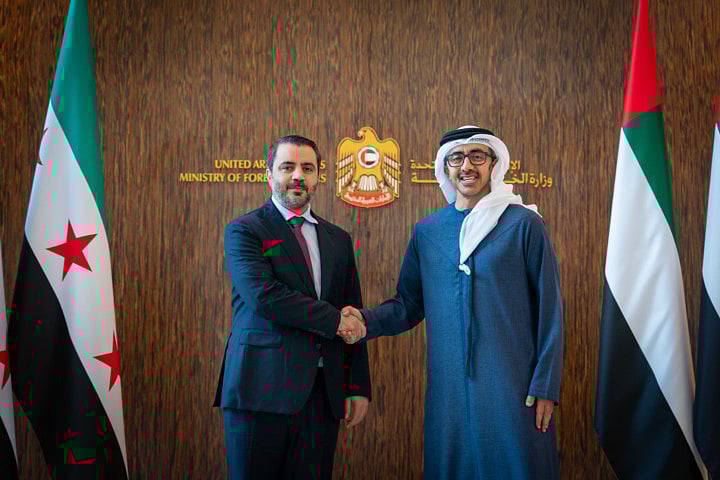 Abdullah bin Zayed receives Minister of Foreign Affairs in Syrian ...